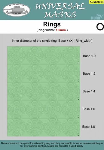 Armycast ACM00024 Rings 1,5mm