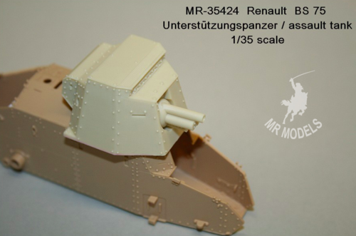 MR Modellbau 35424 Renault BS 75 assault tank