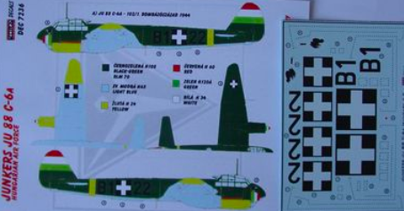 Kora Models Dec7236 Ju 88C-6 Hungary