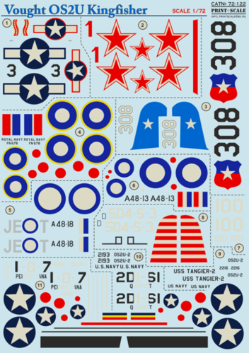 Print Scale 72-122 OS2U Kingfisher