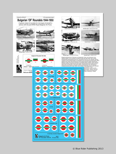 Blue Rider Publishing BR247 Bulgarian Roundels 1944-50