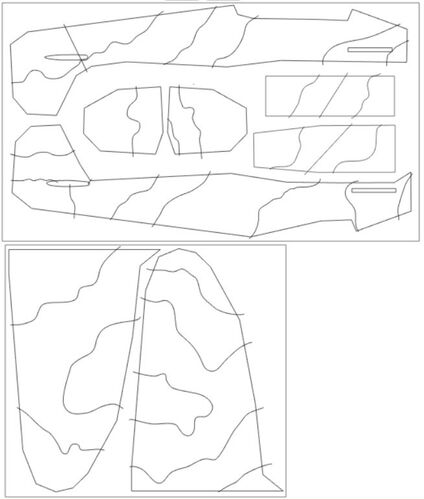Omask 47001 Spitfire Mk.I Camouflage Surfaces Mask (Camo A Eduard 11143)