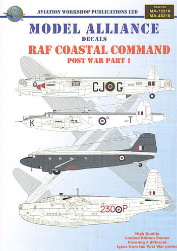 Model Alliance 48210 RAF Coastal Command Post War Part 1 (4 schemes)