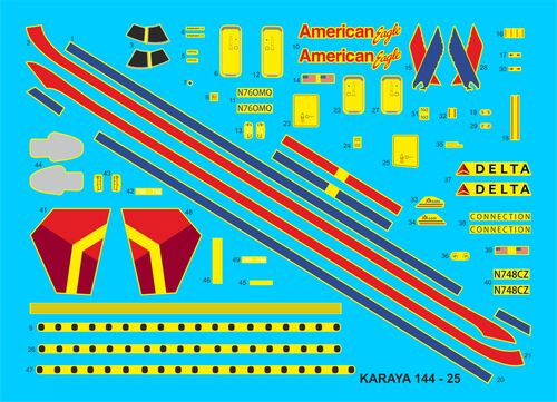 KARAYA D144-25 Embraer ERJ-170 - Delta Connection / American Eagle
