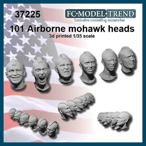 FC ModelTrend 37225 101 Airborne Mohawk Heads