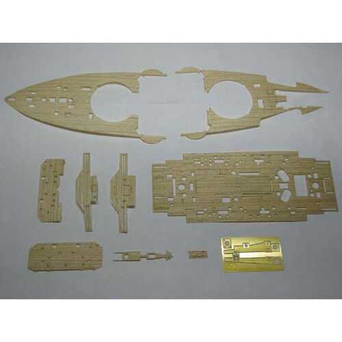 MK1 Design D35001 IJN Battleship Mikasa Battleship - Wooden Deck (designed to be used with Hasegawa kits)
