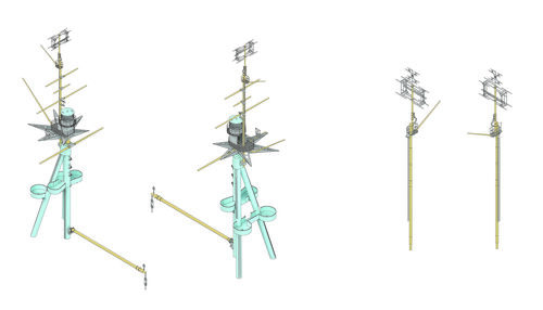 MK1 Design S20014 HMS Rodney - Mast and Radar Set (designed to be used with Trumpeter kits)