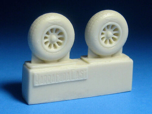 Barracuda Studios R72498 P-51 Mustang Block Tread Wheels