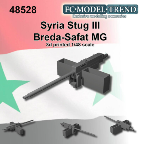 FC ModelTrend 48528 Syria Stug III, Breda-Safat MG