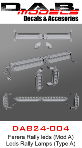 DAB Models 24-004 Leds Rally Lamps A