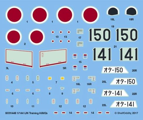 Shelf Oddity 3144008 IJN Training A6M2s