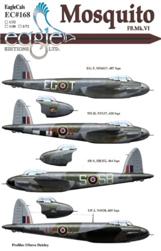 Eagle Editions D168-48 Mosquito Mk VI