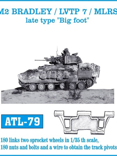 FriulModel 079 M2 BRADLEY / LVTP 7 / MLRS late type Big foot