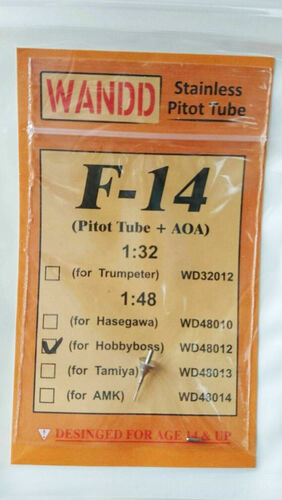 WandD STUDIO WD48012 F-14 Pitot Tube with AOA for HobbyBoss
