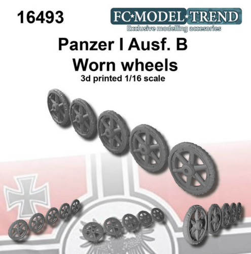 FC ModelTrend 16493 Panzer I Ausf. B worn wheels