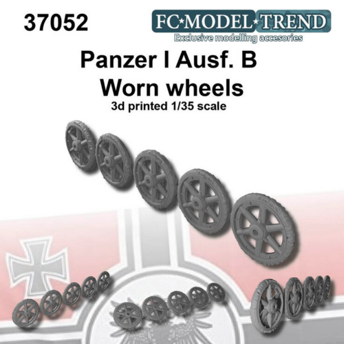 FC ModelTrend 37052 Panzer I Ausf. B worn wheels