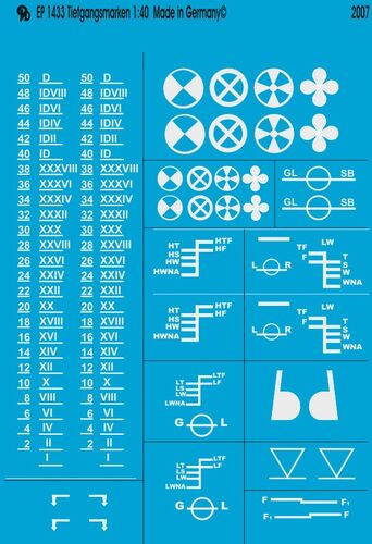 Peddinghaus-Decals 1433 Deep Markings For Ships