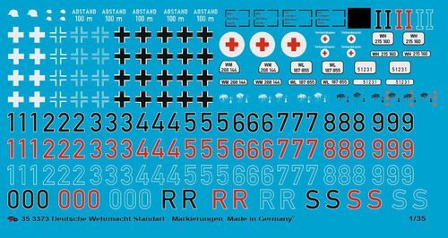 Peddinghaus-Decals 3373 German Army Standard Markings