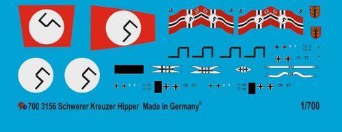 Peddinghaus-Decals 3156 German Battleship Tirpitz II World War