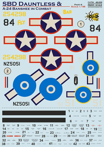 Print Scale 48-209 SBD Dauntless & Banshee in Combat. Part 4