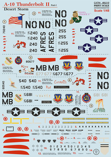 Print Scale 48-210 A-10 Thunderbolt II Desert Storm. Part 1