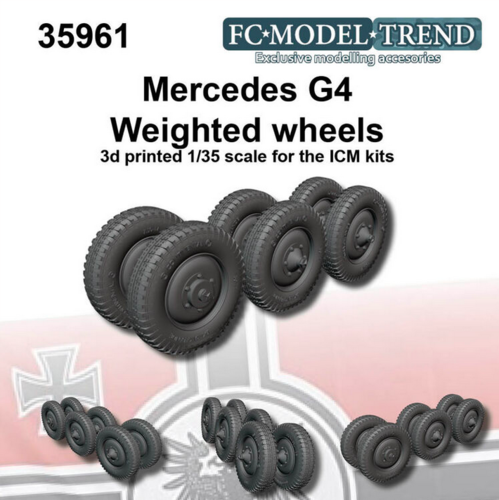 FC ModelTrend 35961 Mercedes G4 "gelande" weighted