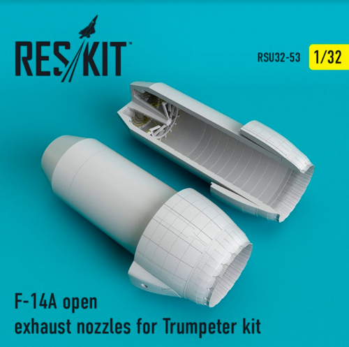 DISCONTINUED RES/KIT U32-0053 F-14A open exhaust nozzles