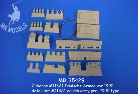 MR Modellbau 35429 Detail set M113A1 Danish Army pre-1990 type