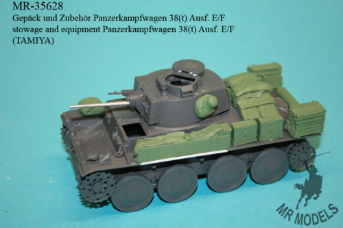 MR Modellbau 35628 Stowage and equipment Panzerkampfwagen 38(t) Ausf. E/F