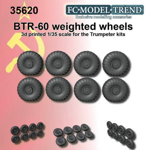 FC ModelTrend 35620 BTR-60 weighted wheels