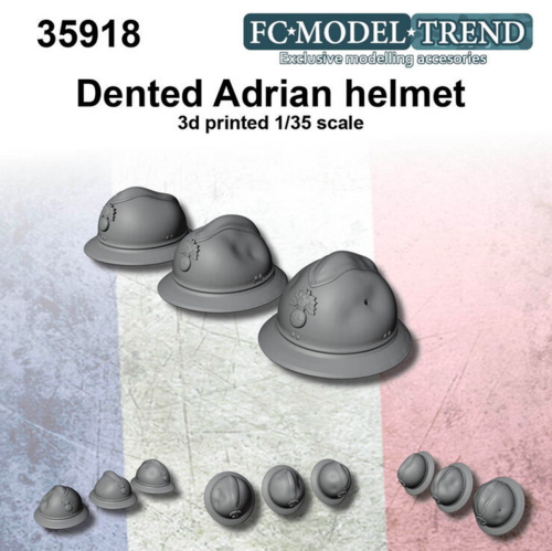 FC ModelTrend 35918 Dented French Adrian helmets
