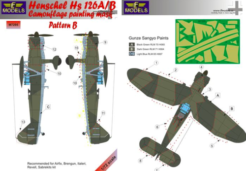 LF Models M7295 Henschel Hs 126A/B Pattern B