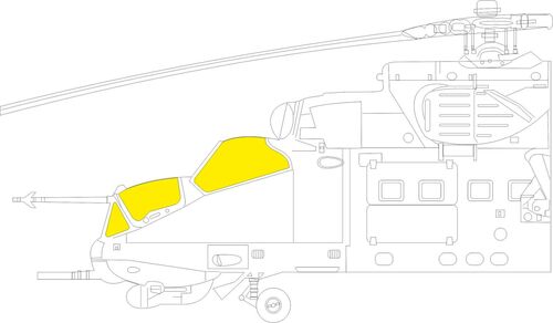 DISCONTINUED Eduard EX799 Mi-24P TFace Zvezda