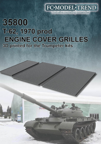 FC ModelTrend 35800 T-62 mod. 1970 engine cover meshes
