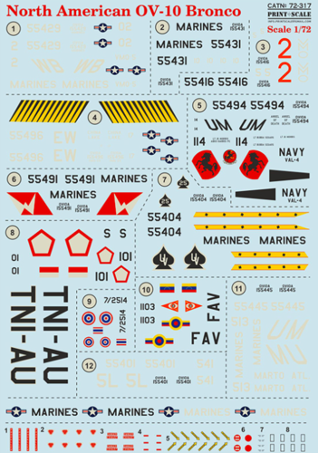 Print Scale 72-317 OV-10 Bronco