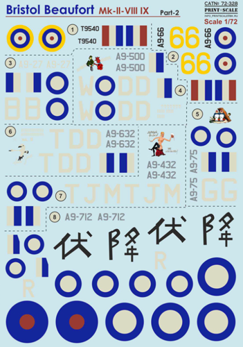 Print Scale 72-328 Bristol Beaufort Part 2