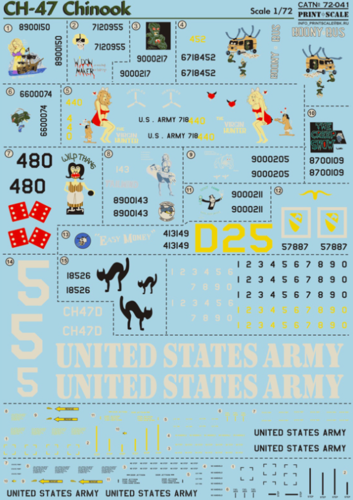 Print Scale 72-041 CH-47 Chinook