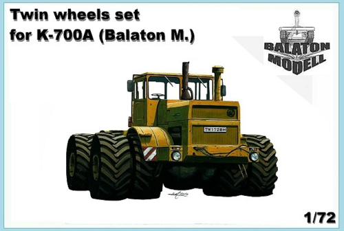 Balaton Modell BM7204 Twin wheels set for K-700A kit