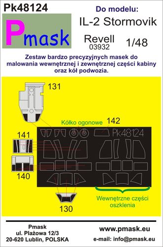 Pmask PK48124 IL-2 Stormovik (Revell 03932)