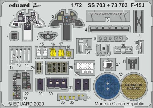 DISCONTINUED Eduard 73703 F-15J Great Wall Hobby