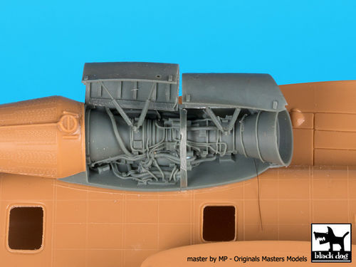 Black Dog A72013 MH-53 J engine for Italeri