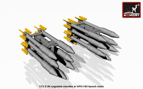 Armory Models Group ACA7273 S-3K unguided missiles w/ APU-14U rack