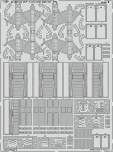 Eduard 72691 Sunderland Mk.V maintenance platforms SPECIAL HOBBY