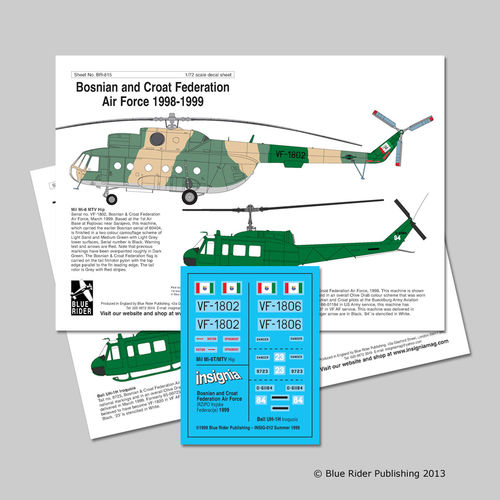 Blue Rider Publishing BR815 Bosnian Federation 2000