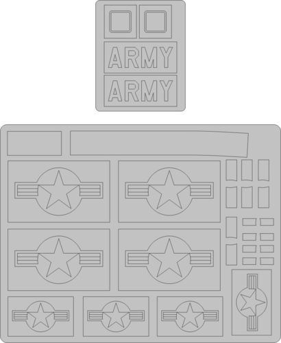 New Ware AM0099 H-21C Shawnee "Flying Banana" Vietnam marking masks for Italeri