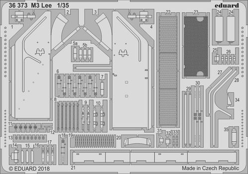 DISCONTINUED Eduard 36373 M3 Lee TAKOM