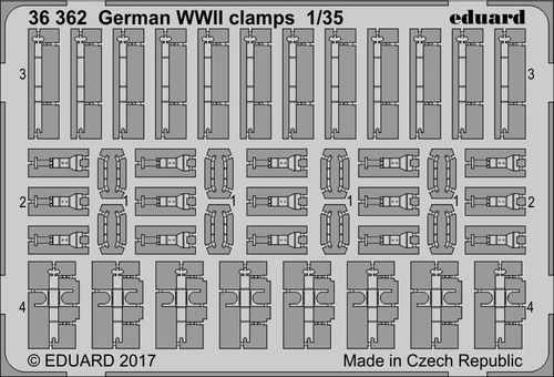 Eduard 36362 German WW2 clamps