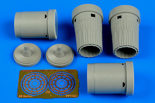 Aires 7320 Su-27SM Flanker B exhaust nozzles ZVEZDA