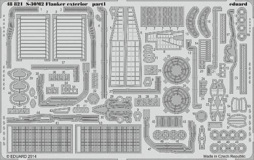 DISCONTINUED Eduard 48821 S-30M-2 Flanker exterior Academy
