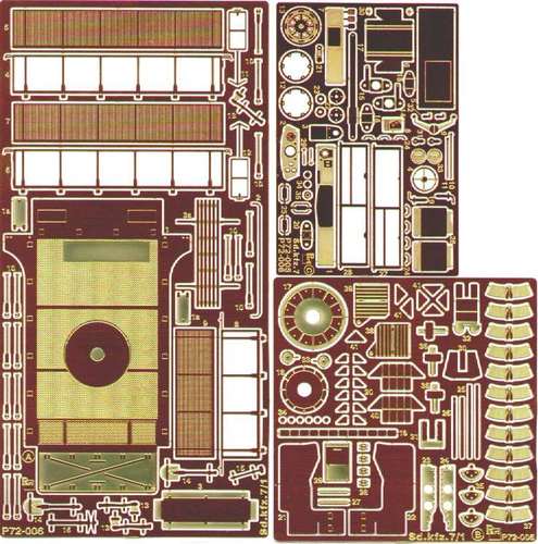 Part P72-006 SdKfz.7 + 4x20mm AA GUN Hasegawa